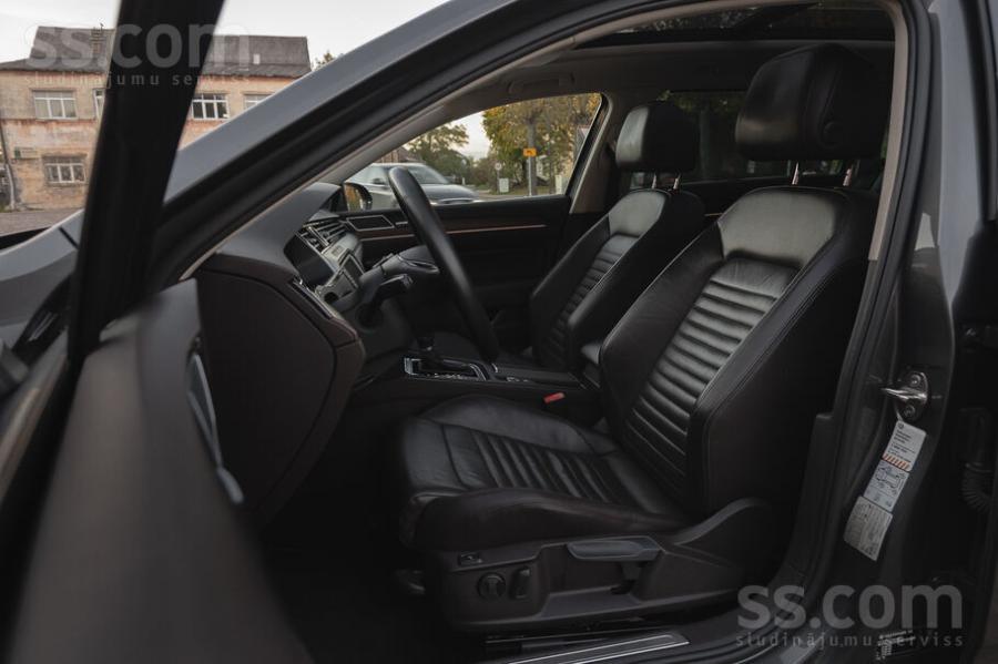 Pelēks Volkswagen Passat B8 2016 Jelgava, ar dzinēja tilpumu 2.00 L un nobraukumu 266 tūkst. km par 10900 €, foto 9 vietnē AUTOMOTO.COM.LV