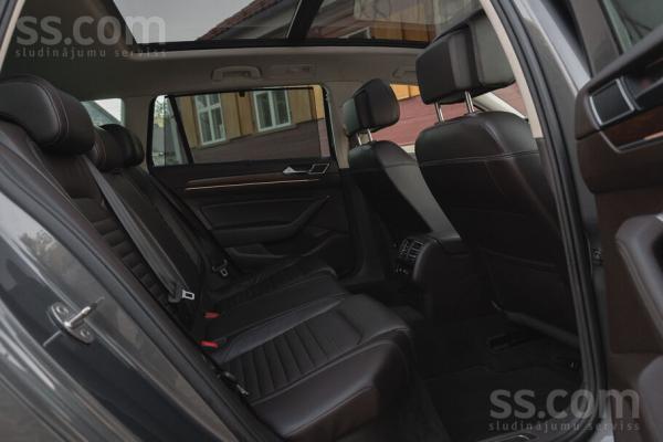 Volkswagen Passat B8 2016 in Jelgava on AUTOMOTO.COM.LV Grey Volkswagen Passat B8 2016 in Jelgava, with an engine capacity of 2.00 L and mileage of 266 thousand km for 10900 €, photo 11 on AUTOMOTO.COM.LV