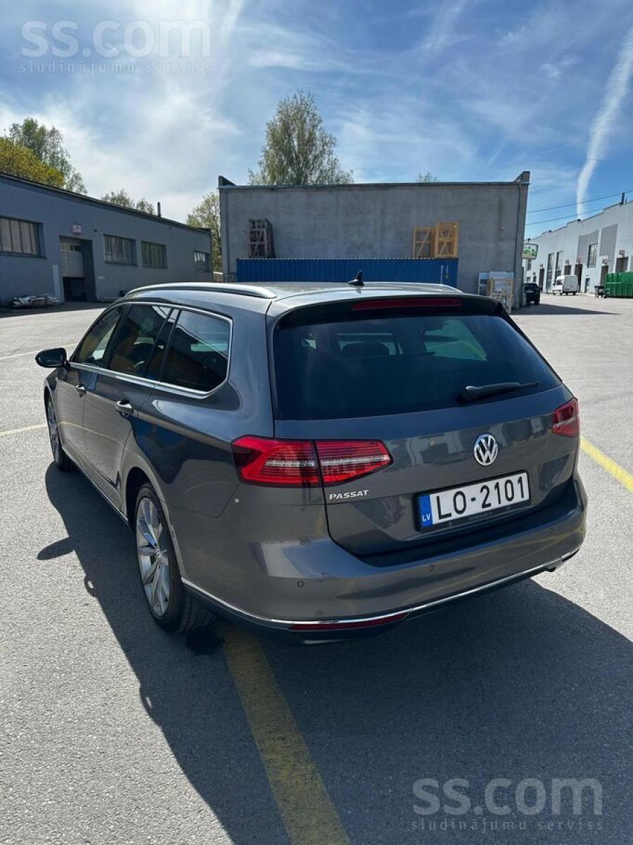 Pelēks Volkswagen Passat B8 2017 Rīga, ar dzinēja tilpumu 2.00 L un nobraukumu 214 tūkst. km par 12950 €, foto 5 vietnē AUTOMOTO.COM.LV
