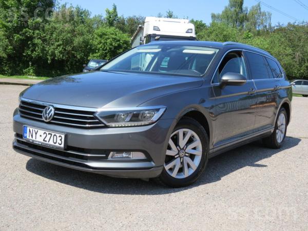 Grey Volkswagen Passat B8 2017 in Riga, with an engine capacity of 2.00 L and mileage of 252 thousand km for 12990 €, photo 1 on AUTOMOTO.COM.LV