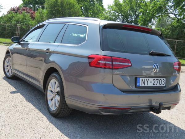 Grey Volkswagen Passat B8 2017 in Riga, with an engine capacity of 2.00 L and mileage of 252 thousand km for 12990 €, photo 6 on AUTOMOTO.COM.LV