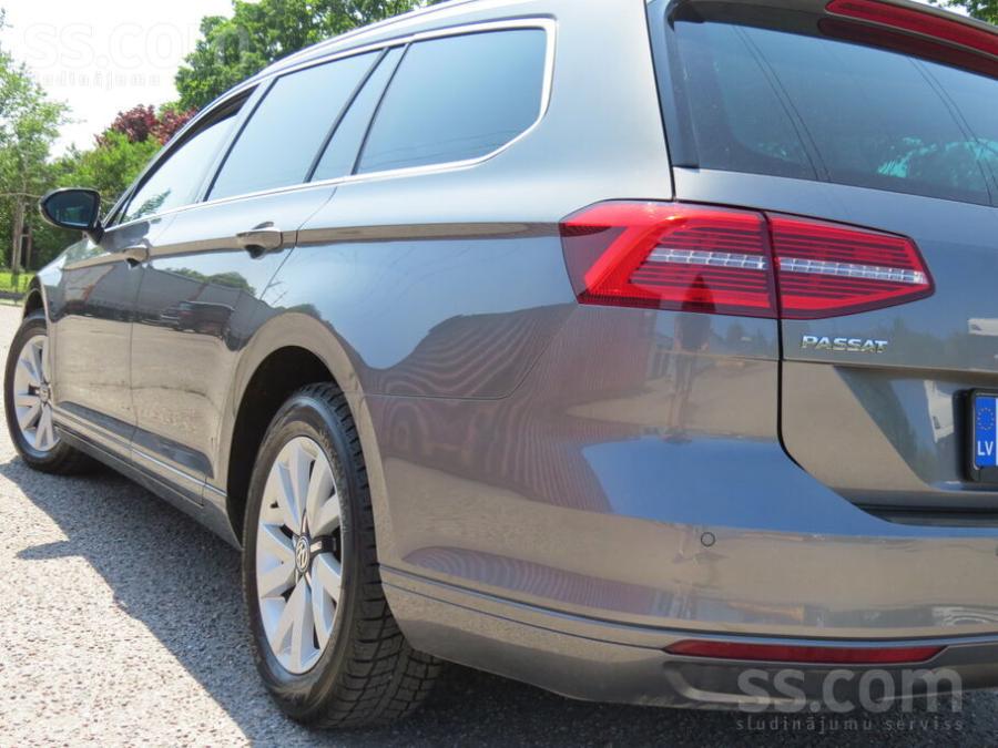Pelēks Volkswagen Passat B8 2017 Rīga, ar dzinēja tilpumu 2.00 L un nobraukumu 252 tūkst. km par 12990 €, foto 8 vietnē AUTOMOTO.COM.LV