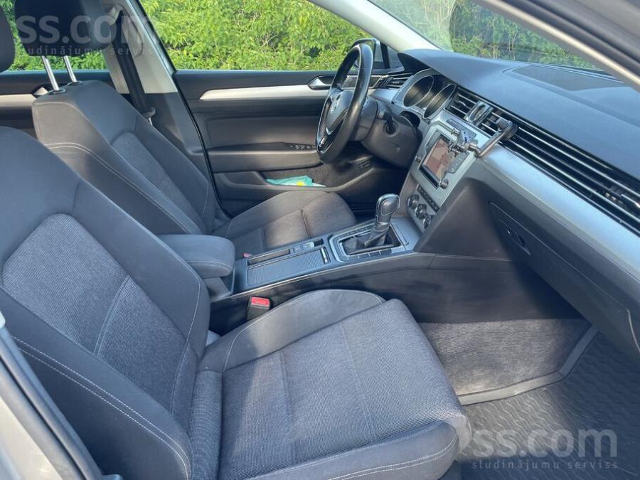 Grey Volkswagen Passat B8 2017 in Liepaja, with an engine capacity of 1.80 L and mileage of 187 thousand km for 9800 €, photo 7 on AUTOMOTO.COM.LV