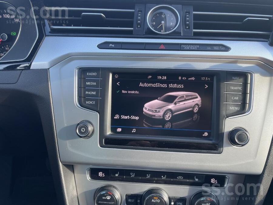 Grey Volkswagen Passat B8 2017 in Liepaja, with an engine capacity of 1.80 L and mileage of 187 thousand km for 9800 €, photo 10 on AUTOMOTO.COM.LV