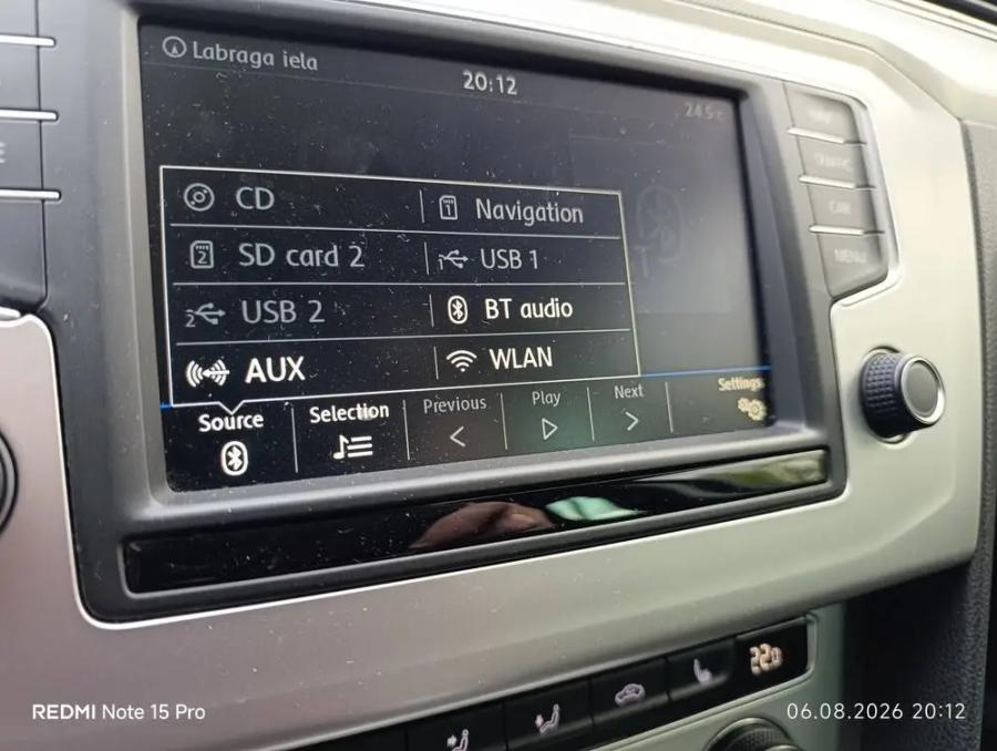 Grey Volkswagen Passat B8 2017 in Riga, with an engine capacity of 2.00 L and mileage of 250 thousand km for 9690 €, photo 24 on AUTOMOTO.COM.LV