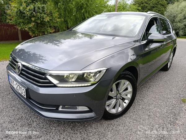 Grey Volkswagen Passat B8 2017 in Riga, with an engine capacity of 2.00 L and mileage of 252 thousand km for 9690 €, photo 1 on AUTOMOTO.COM.LV