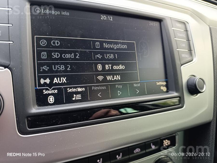 Grey Volkswagen Passat B8 2017 in Riga, with an engine capacity of 2.00 L and mileage of 252 thousand km for 9690 €, photo 24 on AUTOMOTO.COM.LV