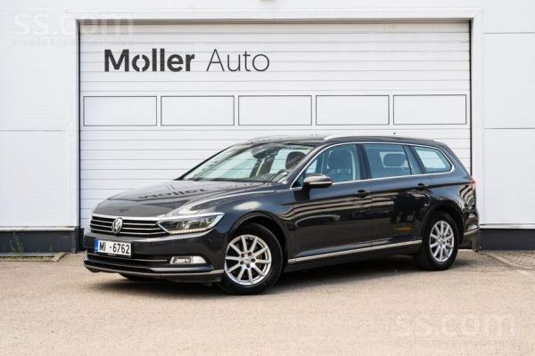 Grey Volkswagen Passat B8 2017 in Riga, with an engine capacity of 2.00 L and mileage of 240 thousand km for 9950 €, photo 1 on AUTOMOTO.COM.LV