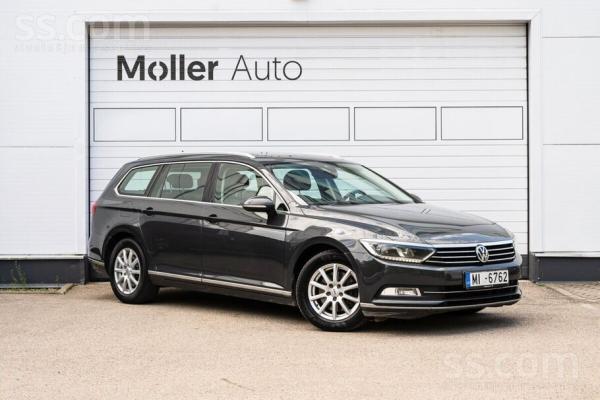 Grey Volkswagen Passat B8 2017 in Riga, with an engine capacity of 2.00 L and mileage of 240 thousand km for 9950 €, photo 2 on AUTOMOTO.COM.LV