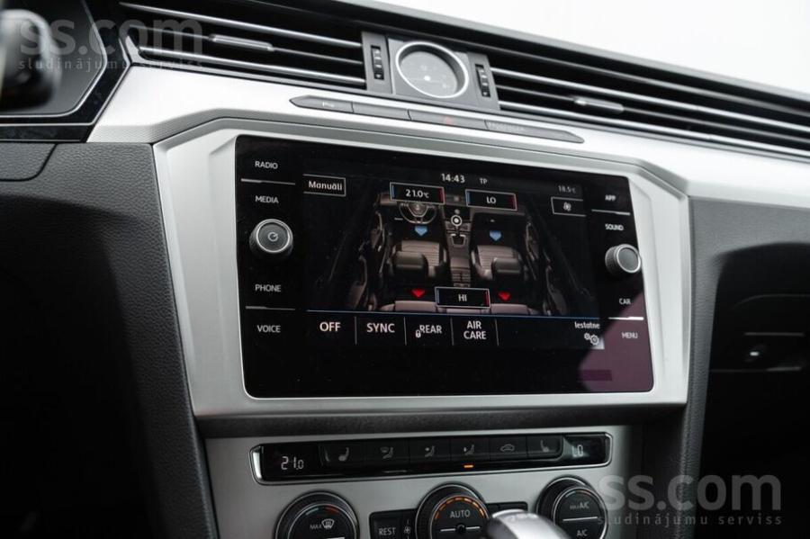Pelēks Volkswagen Passat B8 2017 Rīga, ar dzinēja tilpumu 1.80 L un nobraukumu 165 tūkst. km par 12500 €, foto 20 vietnē AUTOMOTO.COM.LV