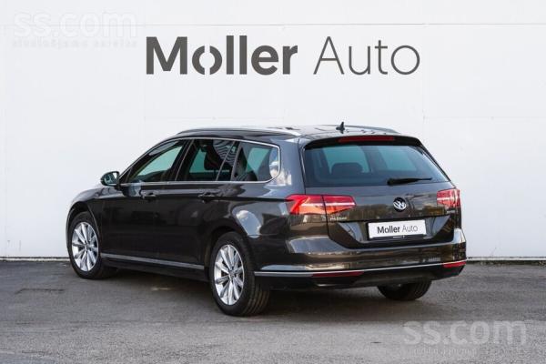 Grey Volkswagen Passat B8 2017 in Riga, with an engine capacity of 2.00 L and mileage of 174 thousand km for 10950 €, photo 4 on AUTOMOTO.COM.LV