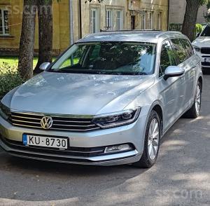 Grey Volkswagen Passat B8 2017 in Riga, with an engine capacity of 2.00 L and mileage of 189 thousand km for 12550 €, photo  on AUTOMOTO.COM.LV