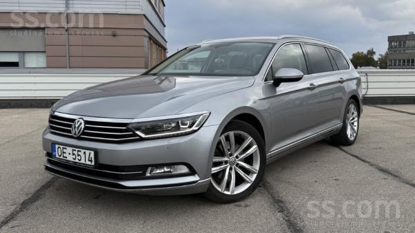 Grey Volkswagen Passat B8 2017 in Riga, with an engine capacity of 2.00 L and mileage of 184 thousand km for 13400 €, photo 3 on AUTOMOTO.COM.LV