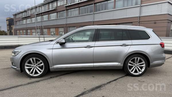 Grey Volkswagen Passat B8 2017 in Riga, with an engine capacity of 2.00 L and mileage of 184 thousand km for 13400 €, photo 4 on AUTOMOTO.COM.LV