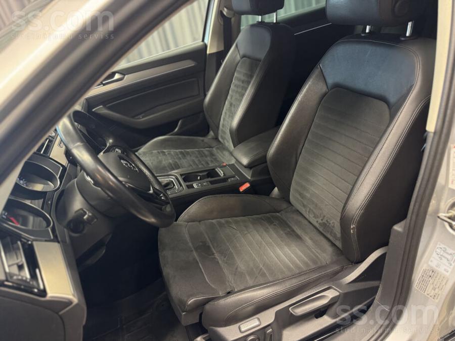 Grey Volkswagen Passat B8 2018 in Riga, with an engine capacity of 2.00 L and mileage of 126 thousand km for 17150 €, photo 21 on AUTOMOTO.COM.LV