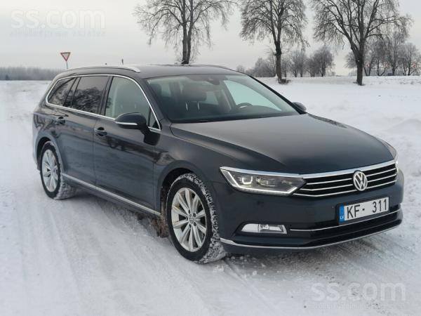 Grey Volkswagen Passat B8 2018 in Riga, with an engine capacity of 2.00 L and mileage of 268 thousand km for 12500 €, photo 1 on AUTOMOTO.COM.LV