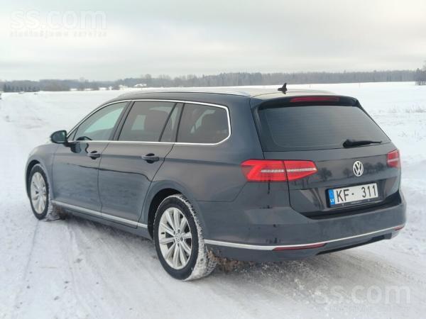 Grey Volkswagen Passat B8 2018 in Riga, with an engine capacity of 2.00 L and mileage of 268 thousand km for 12500 €, photo 2 on AUTOMOTO.COM.LV