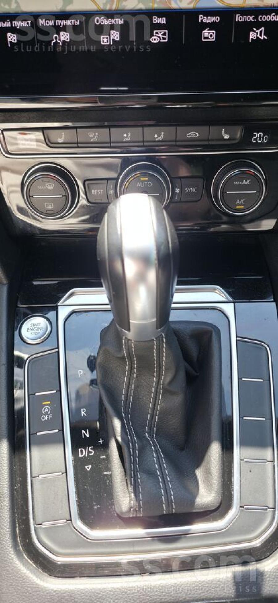 Grey Volkswagen Passat B8 2018 in Riga, with an engine capacity of 2.00 L and mileage of 196 thousand km for 14300 €, photo 12 on AUTOMOTO.COM.LV