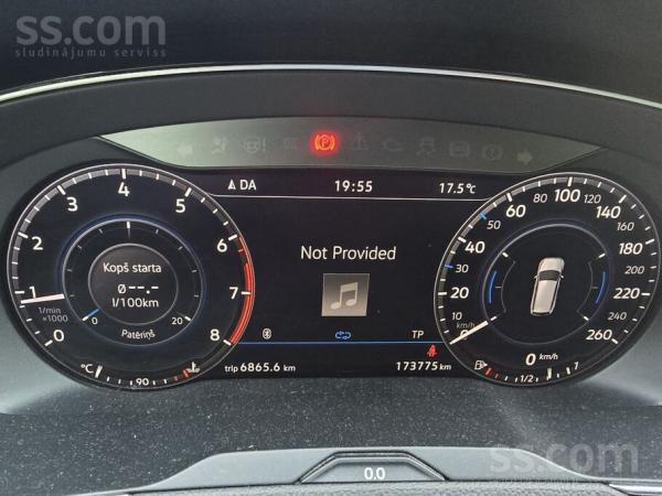 Pelēks Volkswagen Passat B8 2018 Rīga, ar dzinēja tilpumu 1.40 L un nobraukumu 174 tūkst. km par 12450 €, foto 10 vietnē AUTOMOTO.COM.LV