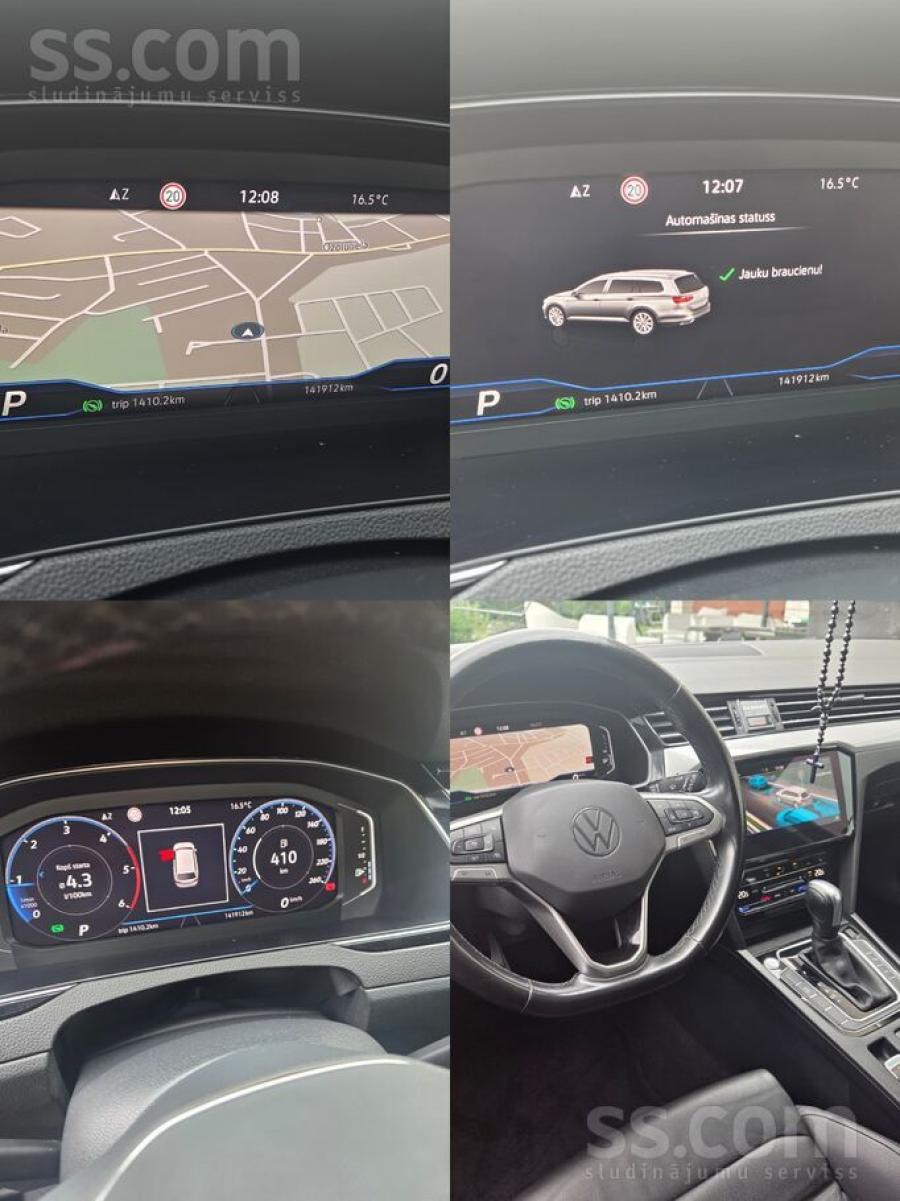 Pelēks Volkswagen Passat B8 2020 Rīga, ar dzinēja tilpumu 2.00 L un nobraukumu 142 tūkst. km par 18700 €, foto 20 vietnē AUTOMOTO.COM.LV
