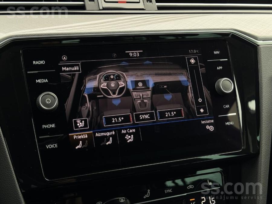 Pelēks Volkswagen Passat B8 2020 Valmiera, ar dzinēja tilpumu 1.50 L un nobraukumu 112 tūkst. km par 17900 €, foto 21 vietnē AUTOMOTO.COM.LV