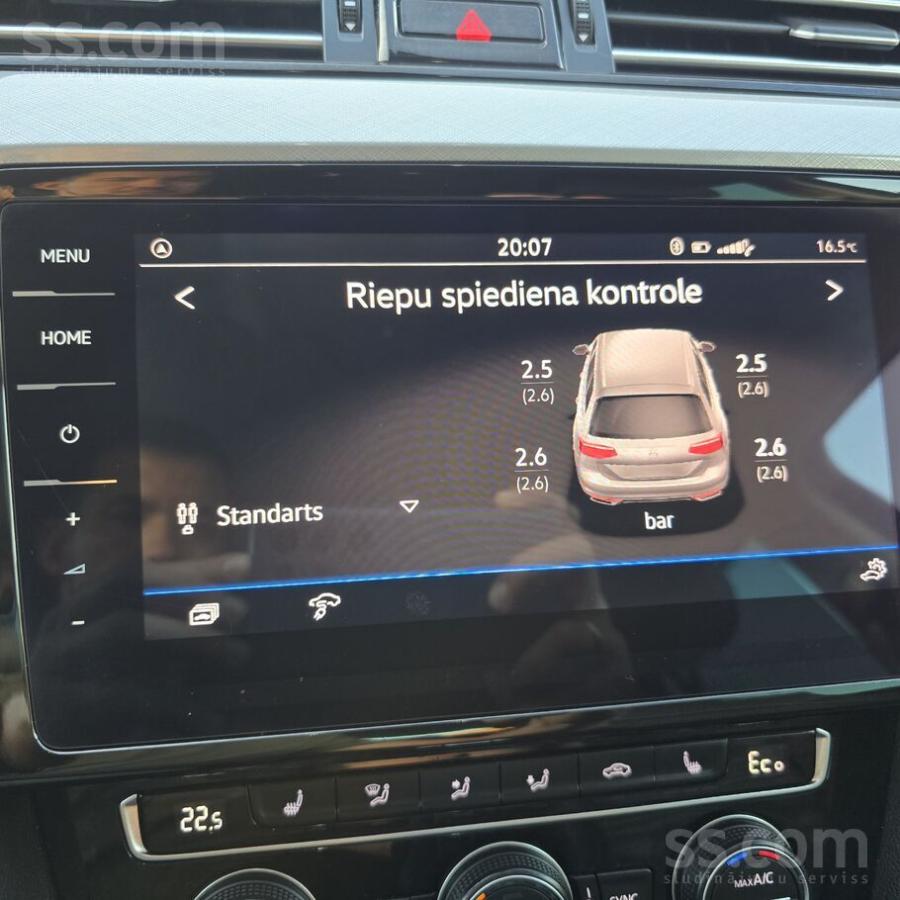 Pelēks Volkswagen Passat B8 2020 Rīga, ar dzinēja tilpumu 1.40 L un nobraukumu 148 tūkst. km par 18350 €, foto 14 vietnē AUTOMOTO.COM.LV