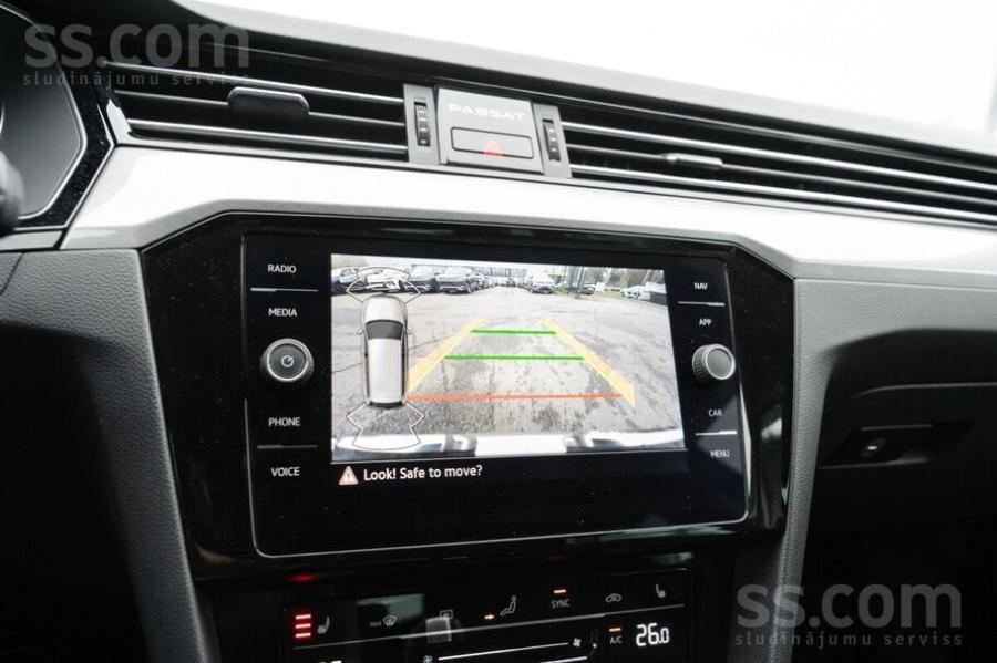 Grey Volkswagen Passat B8 2022 in Riga, with an engine capacity of 1.50 L and mileage of 112 thousand km for 17650 €, photo 20 on AUTOMOTO.COM.LV