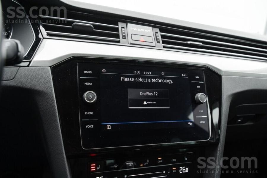 Grey Volkswagen Passat B8 2022 in Riga, with an engine capacity of 1.50 L and mileage of 112 thousand km for 17650 €, photo 24 on AUTOMOTO.COM.LV