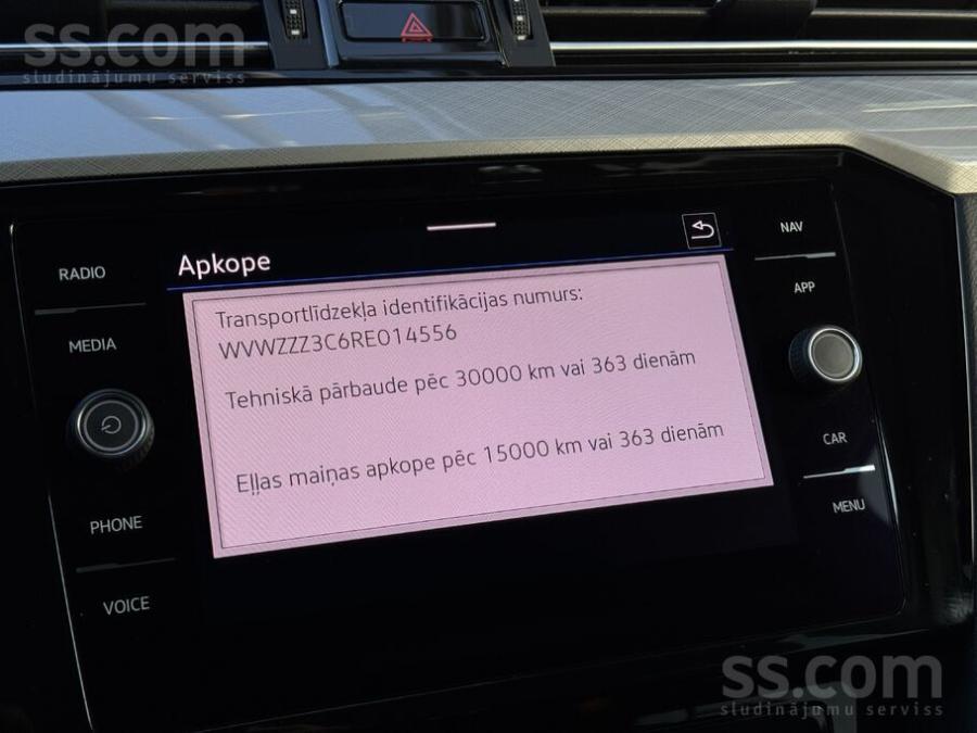 Pelēks Volkswagen Passat B8 2023 Valmiera, ar dzinēja tilpumu 2.00 L un nobraukumu 161 tūkst. km par 16200 €, foto 19 vietnē AUTOMOTO.COM.LV