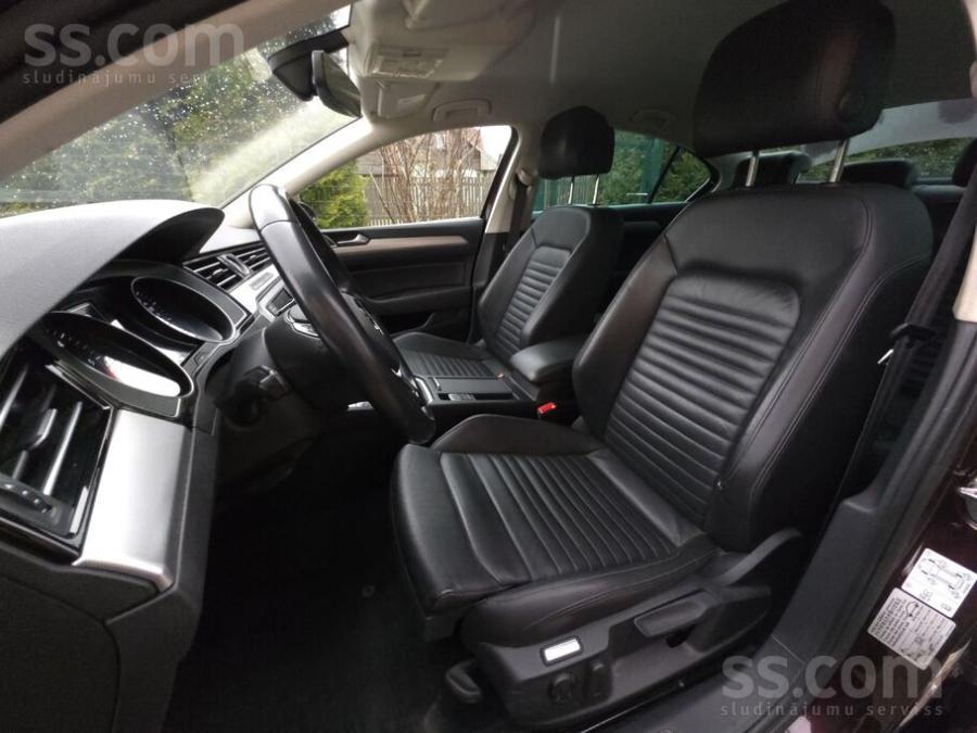 Red Volkswagen Passat B8 2016 in Riga, with an engine capacity of 2.00 L and mileage of 260 thousand km for 8250 €, photo 9 on AUTOMOTO.COM.LV