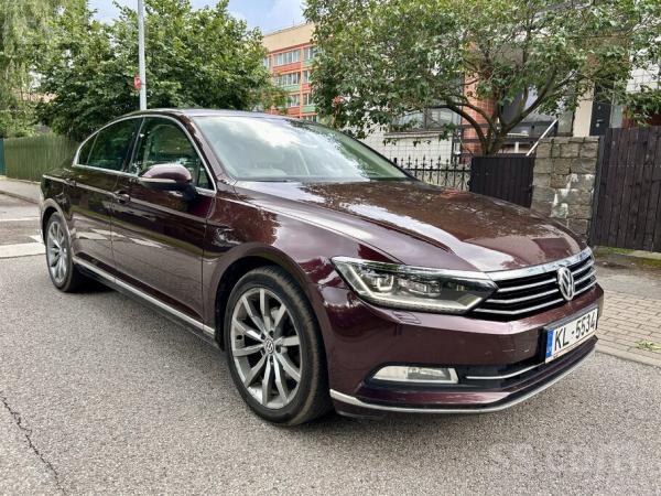 Red Volkswagen Passat B8 2016 in Liepaja, with an engine capacity of 2.00 L and mileage of 177 thousand km for 11900 €, photo 1 on AUTOMOTO.COM.LV