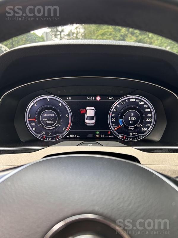 Red Volkswagen Passat B8 2016 in Liepaja, with an engine capacity of 2.00 L and mileage of 177 thousand km for 11900 €, photo 8 on AUTOMOTO.COM.LV