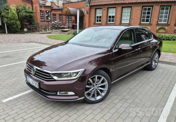 Red Volkswagen Passat B8 2017 in Riga, with an engine capacity of 2.00 L and mileage of 0 thousand km for 13400 €, photo 1 on AUTOMOTO.COM.LV