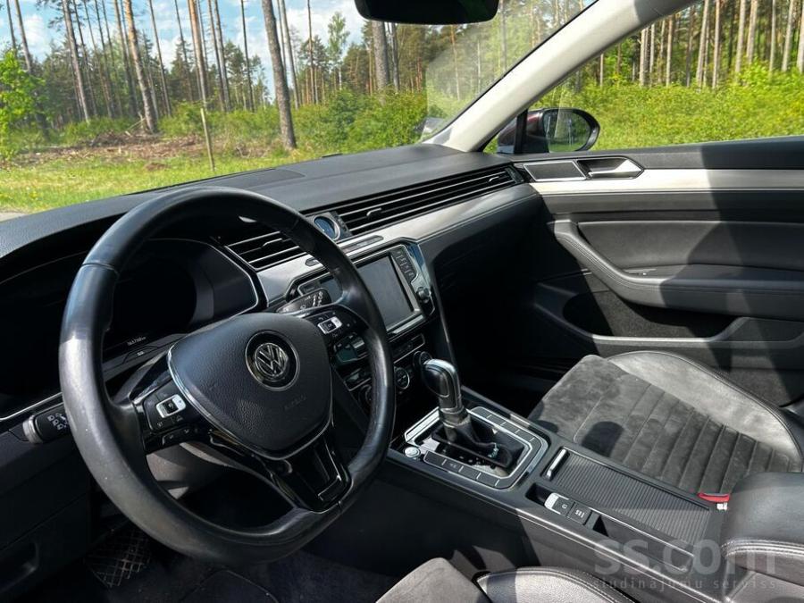 Sarkans Volkswagen Passat B8 2016 Rīga, ar dzinēja tilpumu 2.00 L un nobraukumu 213 tūkst. km par 8300 €, foto 7 vietnē AUTOMOTO.COM.LV