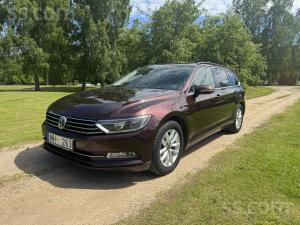 Sarkans Volkswagen Passat B8 2016 Valmiera, ar dzinēja tilpumu 2.00 L un nobraukumu 360 tūkst. km par 7800 €, foto  vietnē AUTOMOTO.COM.LV