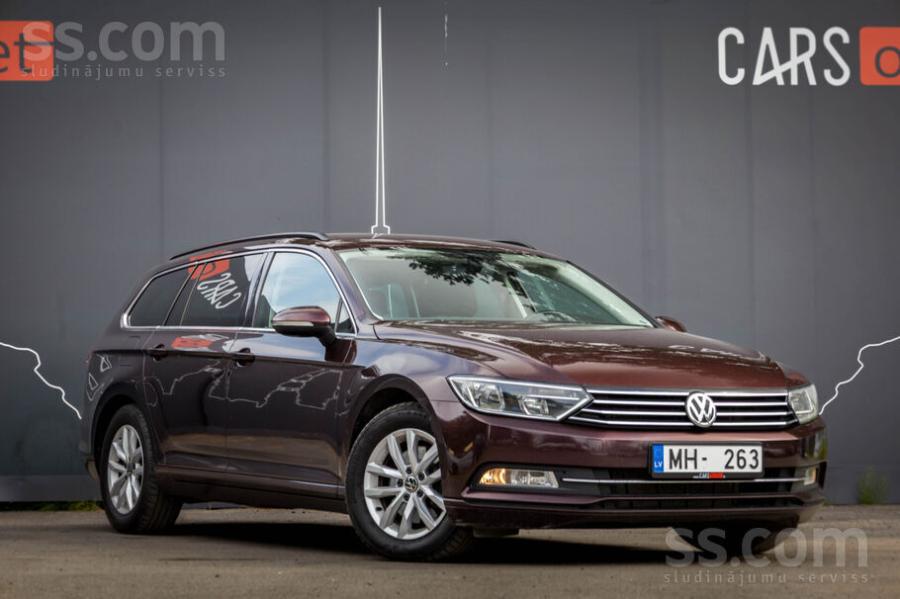 Red Volkswagen Passat B8 2016 in Riga, with an engine capacity of 2.00 L and mileage of 360 thousand km for 7490 €, photo 4 on AUTOMOTO.COM.LV