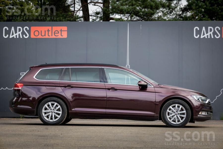 Red Volkswagen Passat B8 2016 in Riga, with an engine capacity of 2.00 L and mileage of 360 thousand km for 7490 €, photo 5 on AUTOMOTO.COM.LV