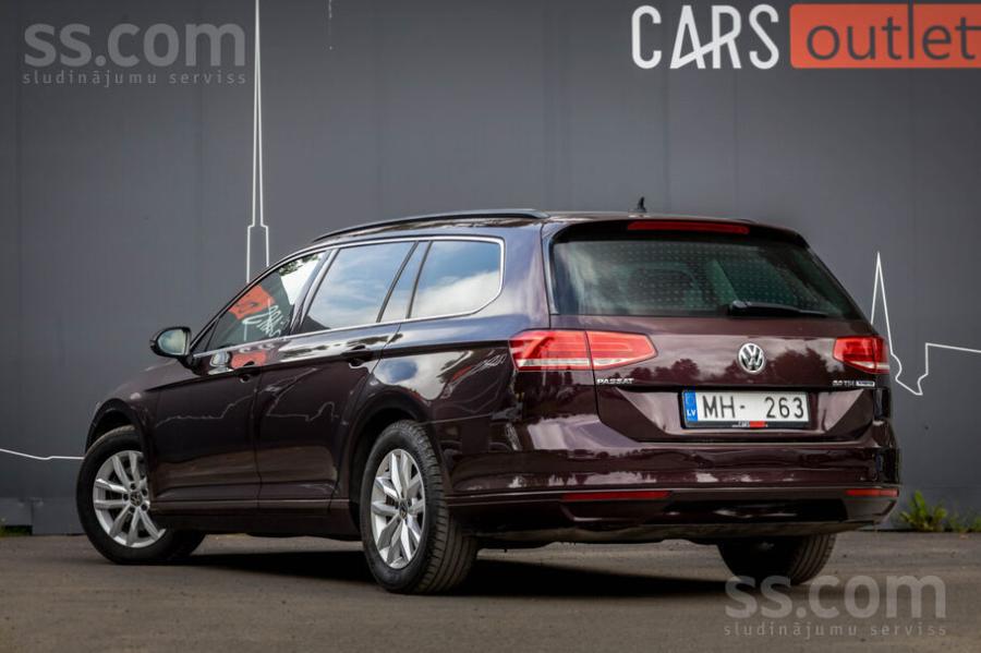 Red Volkswagen Passat B8 2016 in Riga, with an engine capacity of 2.00 L and mileage of 360 thousand km for 7490 €, photo 7 on AUTOMOTO.COM.LV