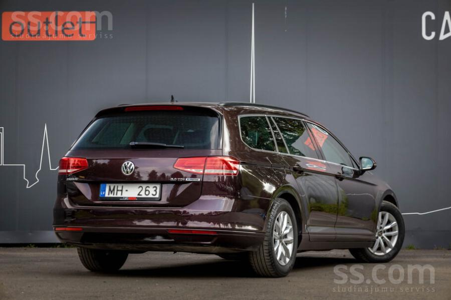 Red Volkswagen Passat B8 2016 in Riga, with an engine capacity of 2.00 L and mileage of 360 thousand km for 7490 €, photo 9 on AUTOMOTO.COM.LV