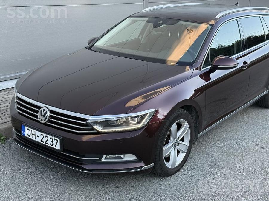 Sarkans Volkswagen Passat B8 2017 Rīga, ar dzinēja tilpumu 2.00 L un nobraukumu 260 tūkst. km par 9200 €, foto 12 vietnē AUTOMOTO.COM.LV