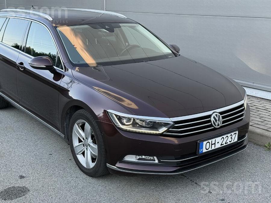Sarkans Volkswagen Passat B8 2017 Rīga, ar dzinēja tilpumu 2.00 L un nobraukumu 260 tūkst. km par 9200 €, foto 15 vietnē AUTOMOTO.COM.LV