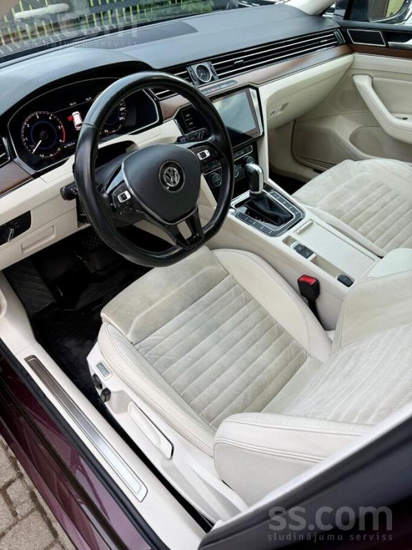 Red Volkswagen Passat B8 2018 in Riga, with an engine capacity of 2.00 L and mileage of 188 thousand km for 13500 €, photo 9 on AUTOMOTO.COM.LV