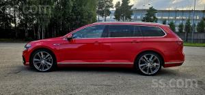 Red Volkswagen Passat B8 2020 in Riga, with an engine capacity of 1.40 L and mileage of 190 thousand km for 20000 €, photo 6 on AUTOMOTO.COM.LV