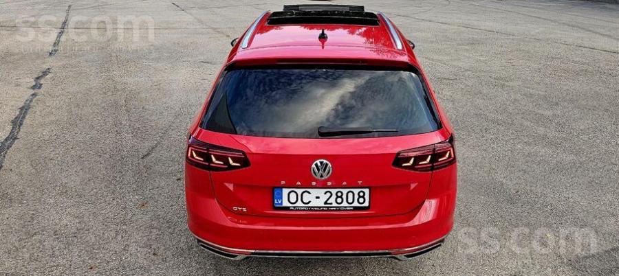 Red Volkswagen Passat B8 2020 in Riga, with an engine capacity of 1.40 L and mileage of 190 thousand km for 20000 €, photo 8 on AUTOMOTO.COM.LV