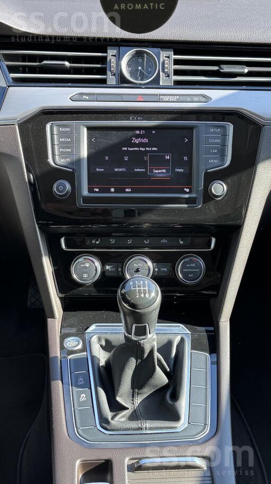 Volkswagen Passat B8 2015 Jūrmala, ar dzinēja tilpumu 1.80 L un nobraukumu 161 tūkst. km par 8990 €, foto 9 vietnē AUTOMOTO.COM.LV