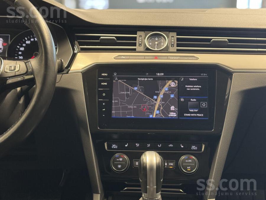 Volkswagen Passat B8 2018 in Riga, with an engine capacity of 2.00 L and mileage of 136 thousand km for 15490 €, photo 19 on AUTOMOTO.COM.LV