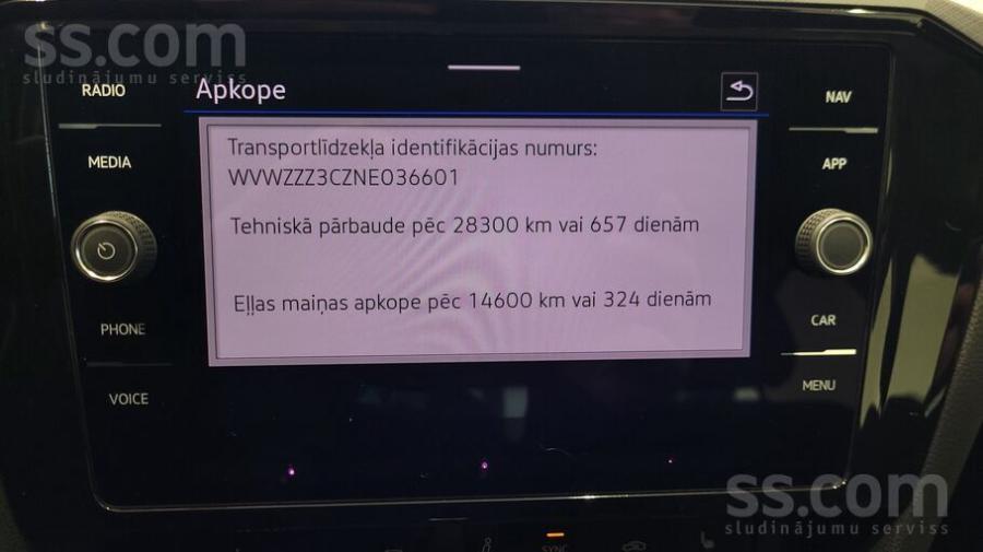 Volkswagen Passat B8 2022 in Riga, with an engine capacity of 2.00 L and mileage of 108 thousand km for 20990 €, photo 17 on AUTOMOTO.COM.LV