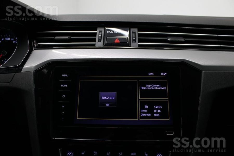 Volkswagen Passat B8 2020 in Riga, with an engine capacity of 1.50 L and mileage of 80 thousand km for 16790 €, photo 19 on AUTOMOTO.COM.LV