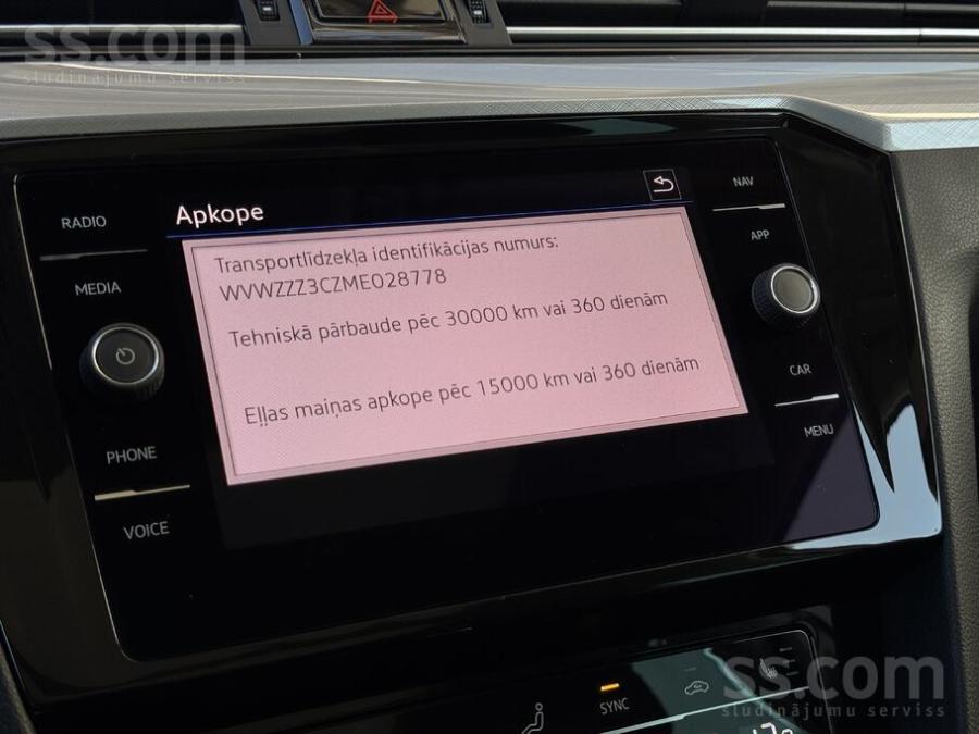 Volkswagen Passat B8 2020 Valmiera, ar dzinēja tilpumu 2.00 L un nobraukumu 171 tūkst. km par 16500 €, foto 13 vietnē AUTOMOTO.COM.LV