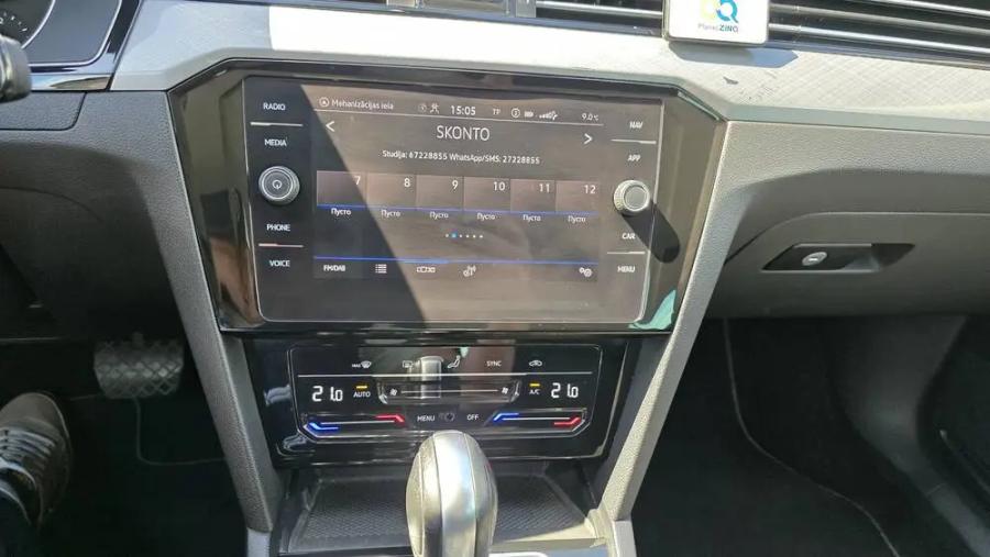 Volkswagen Passat B8 2021 in Riga, with an engine capacity of 2.00 L and mileage of 257 thousand km for 13950 €, photo 19 on AUTOMOTO.COM.LV
